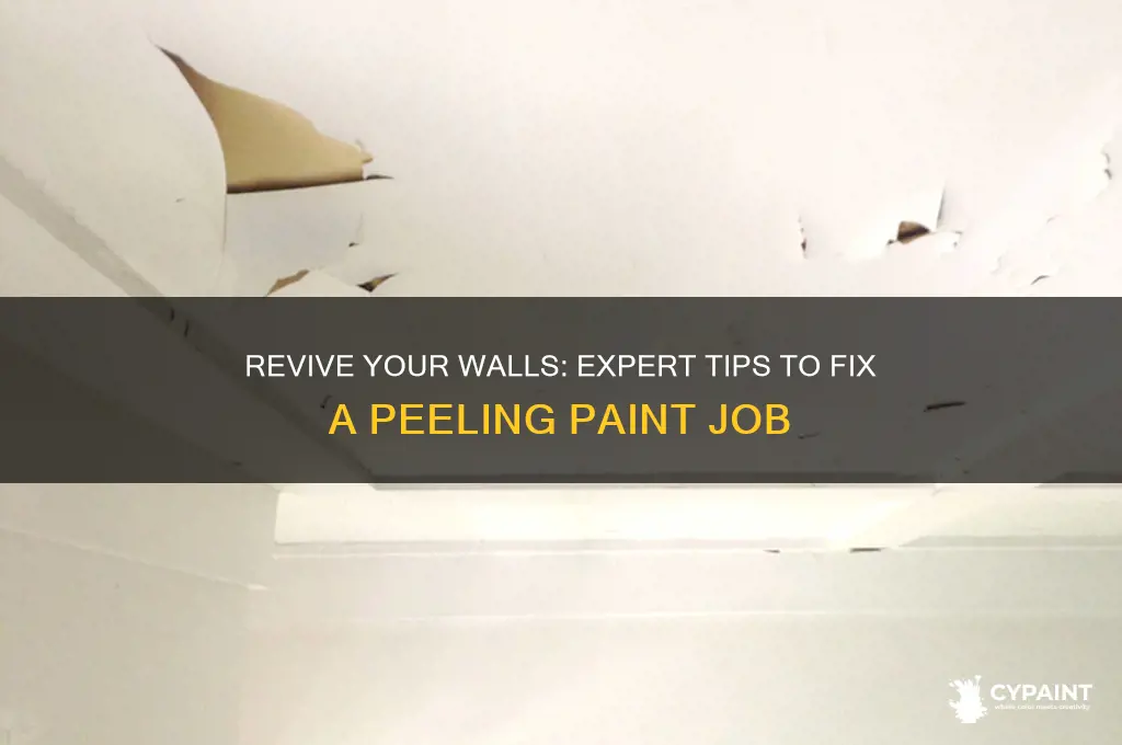Revive Your Walls: Expert Tips To Fix A Peeling Paint Job | CyPaint