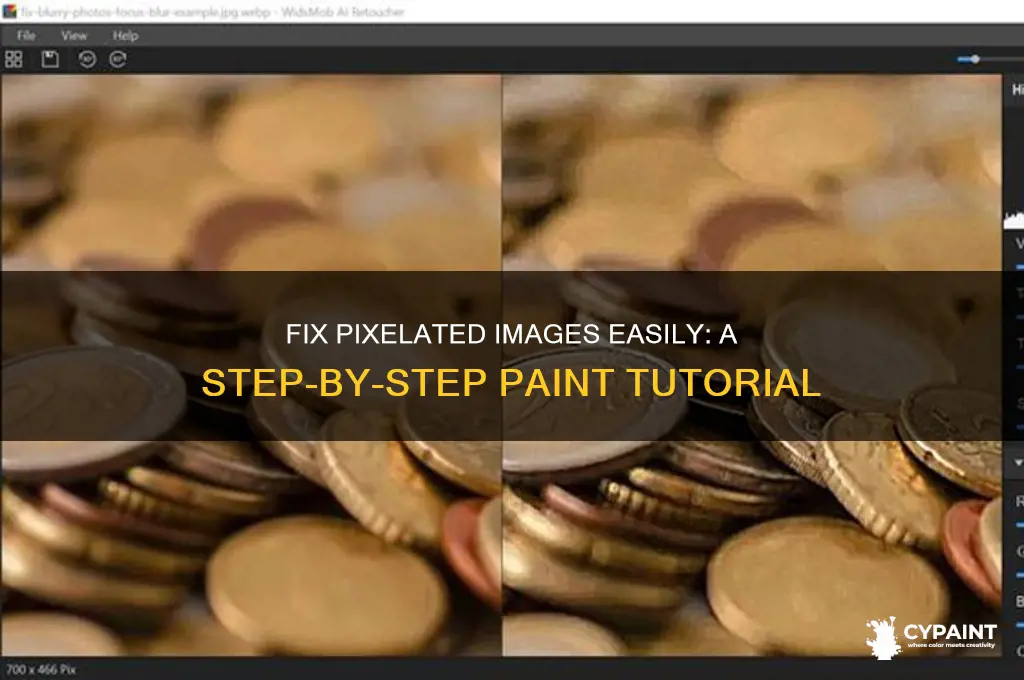 Fix Pixelated Images Easily: A Step-By-Step Paint Tutorial | CyPaint