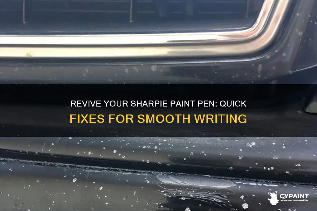 Revive Your Sharpie Paint Pen: Quick Fixes For Smooth Writing | CyPaint