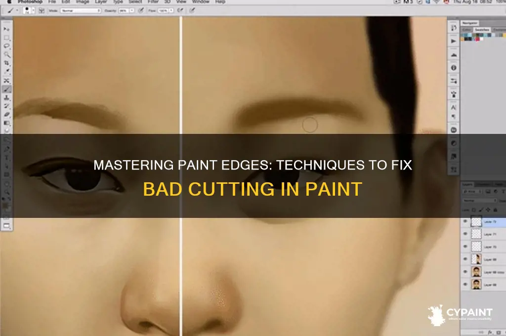 Mastering Paint Edges: Techniques To Fix Bad Cutting In Paint | CyPaint