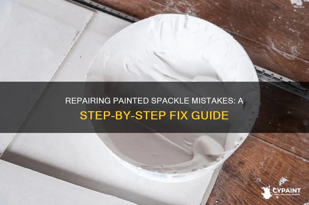 Repairing Painted Spackle Mistakes: A Step-By-Step Fix Guide | CyPaint