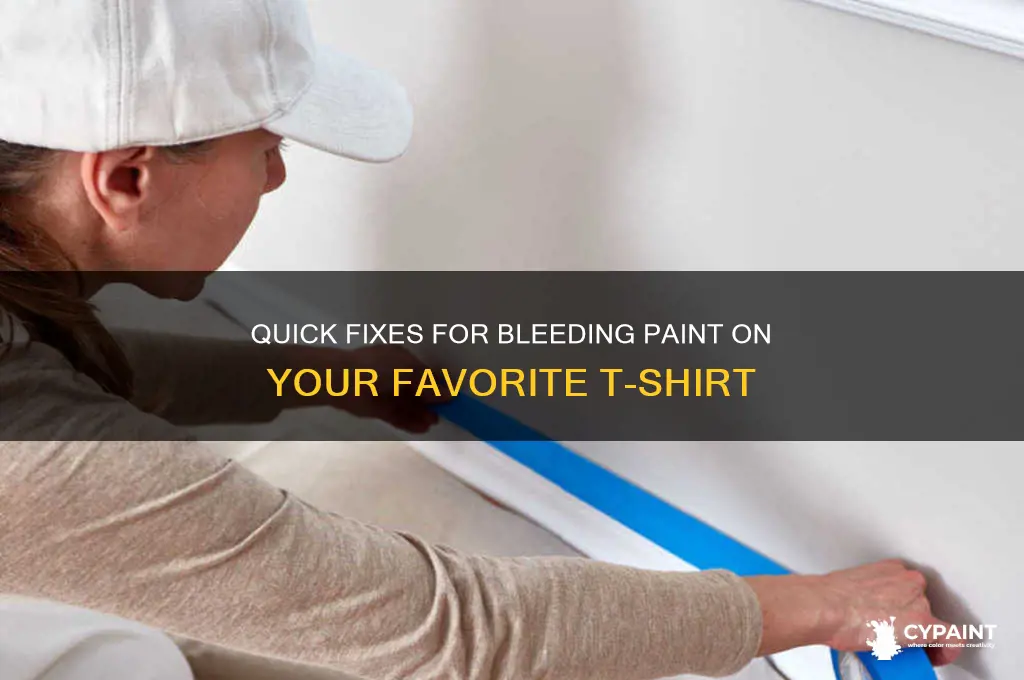 Quick Fixes For Bleeding Paint On Your Favorite T-Shirt | CyPaint