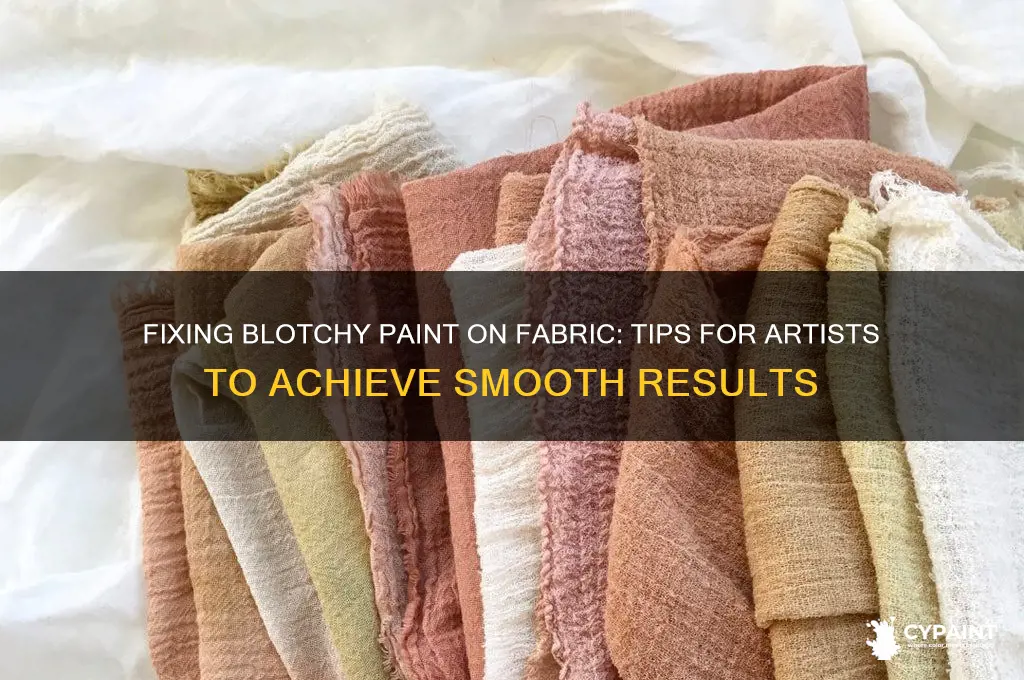 Fixing Blotchy Paint On Fabric: Tips For Artists To Achieve Smooth ...