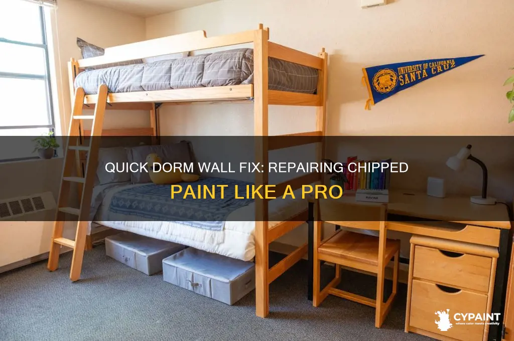 Quick Dorm Wall Fix: Repairing Chipped Paint Like A Pro | CyPaint