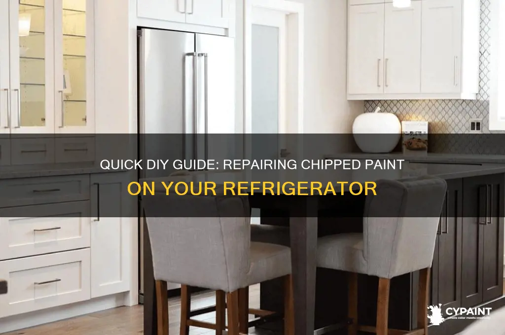 Quick Diy Guide: Repairing Chipped Paint On Your Refrigerator | CyPaint