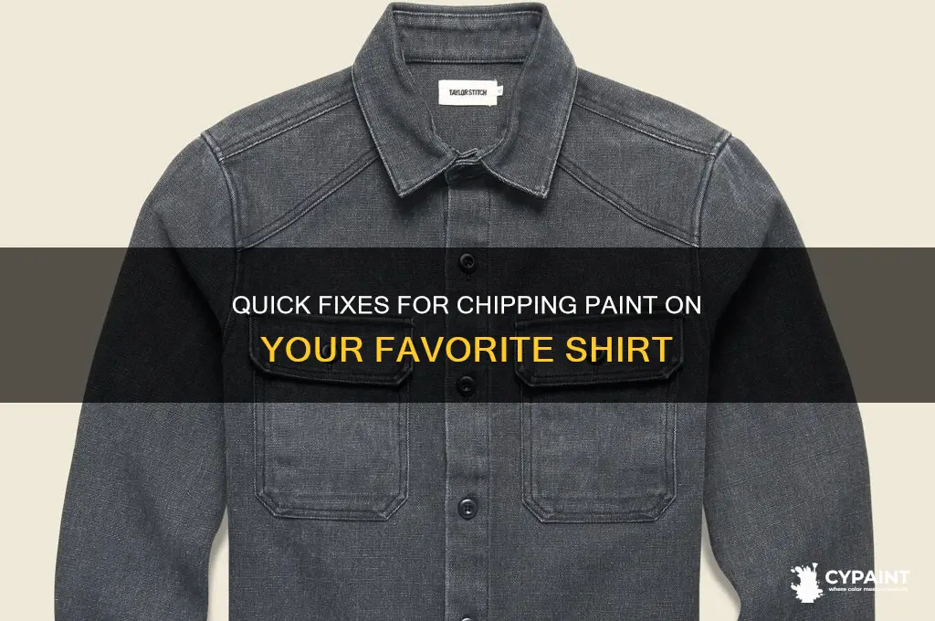 Quick Fixes For Chipping Paint On Your Favorite Shirt | CyPaint