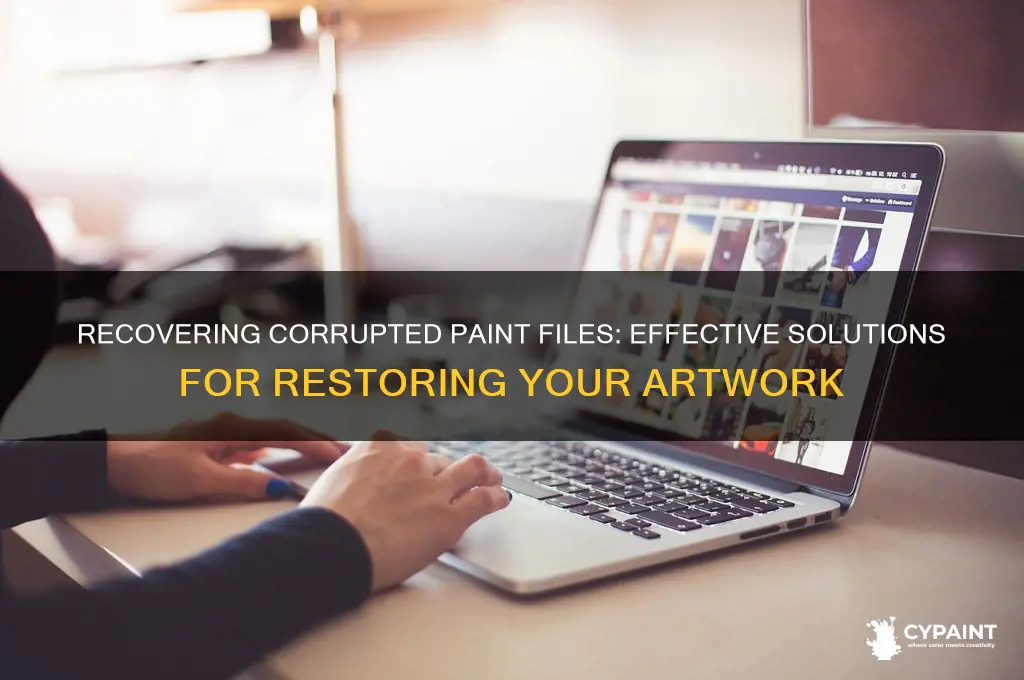 Recovering Corrupted Paint Files: Effective Solutions For Restoring ...