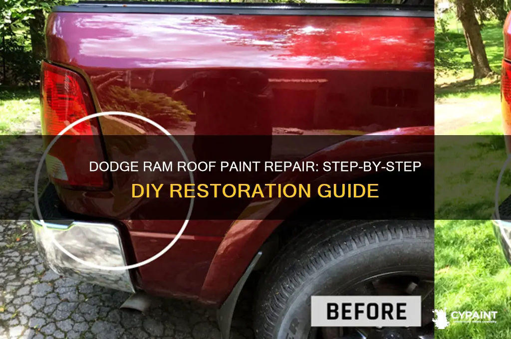 Dodge Ram Roof Paint Repair: Step-By-Step Diy Restoration Guide | CyPaint