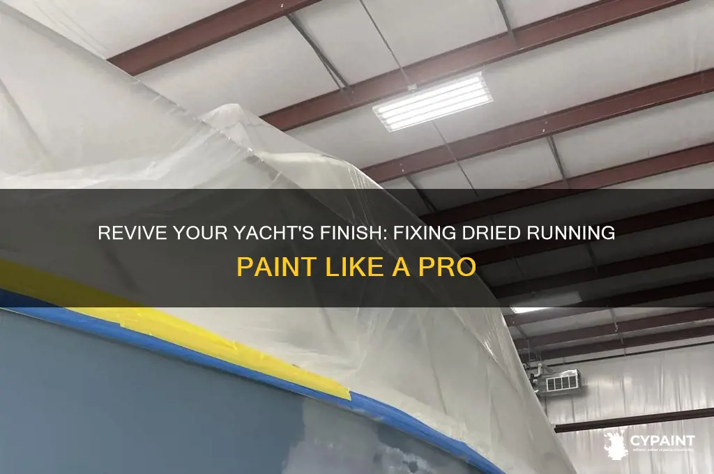 Revive Your Yacht's Finish: Fixing Dried Running Paint Like A Pro | CyPaint