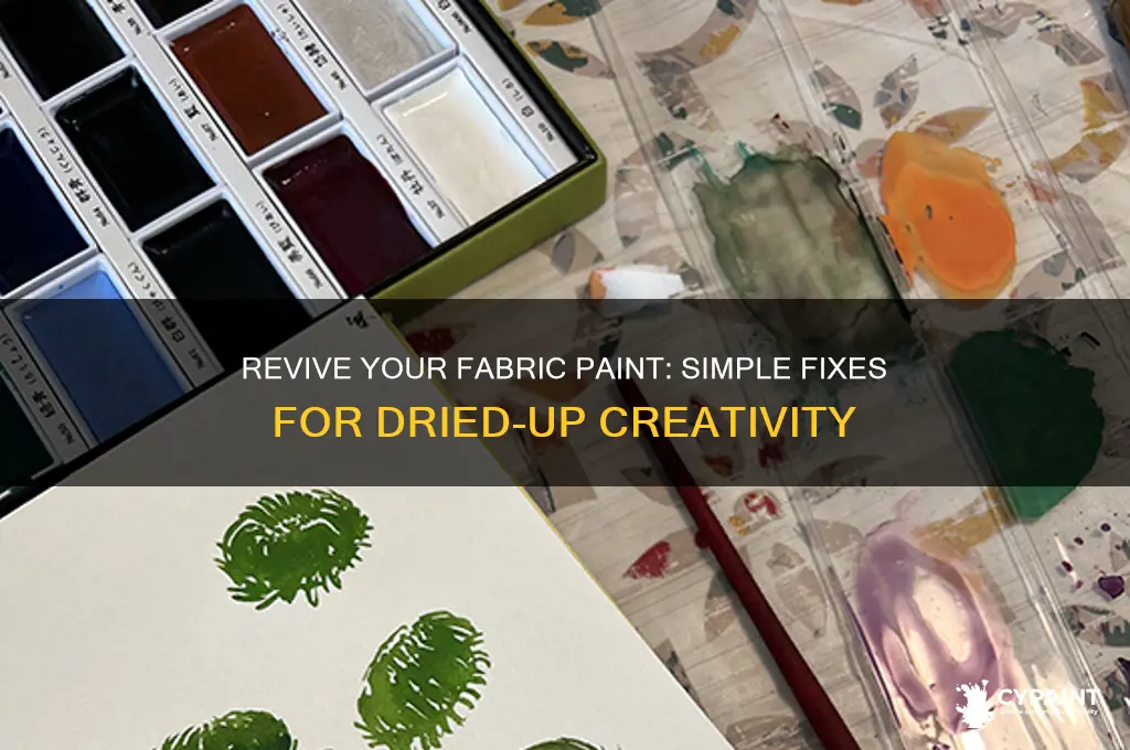 Revive Your Fabric Paint: Simple Fixes For Dried-Up Creativity | CyPaint