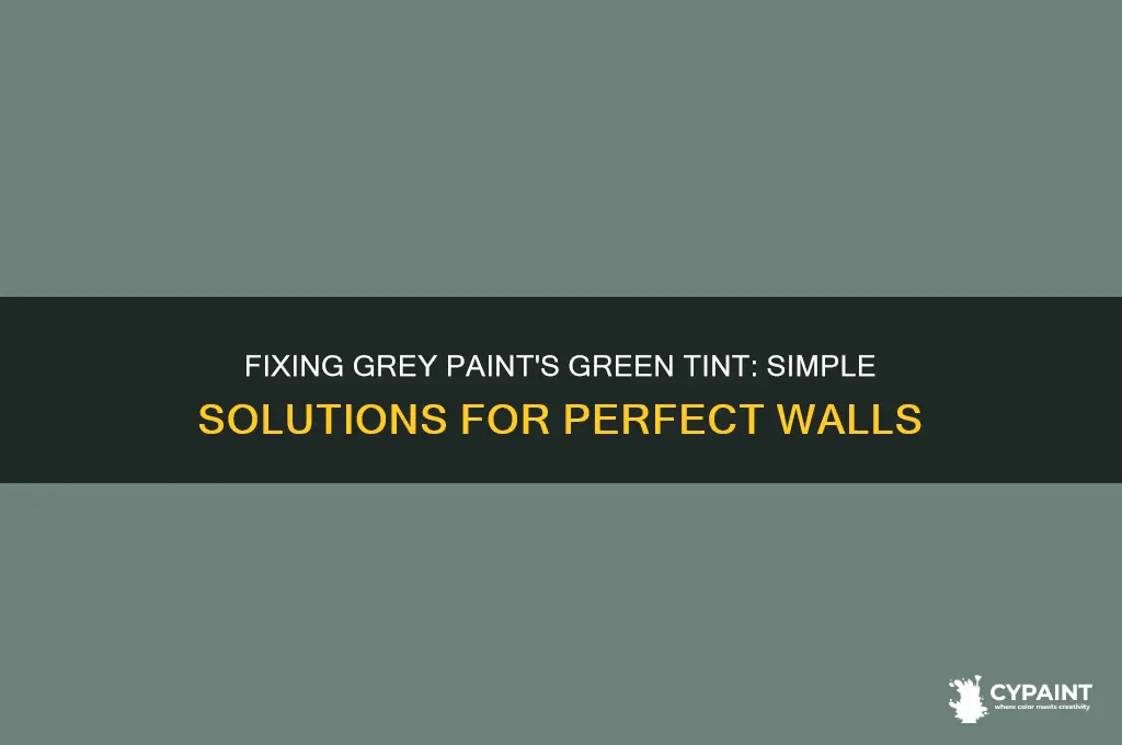 Fixing Grey Paint's Green Tint: Simple Solutions For Perfect Walls ...