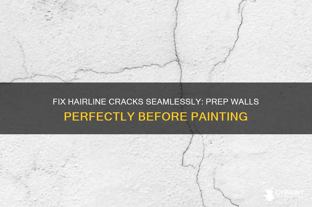 Fix Hairline Cracks Seamlessly: Prep Walls Perfectly Before Painting ...