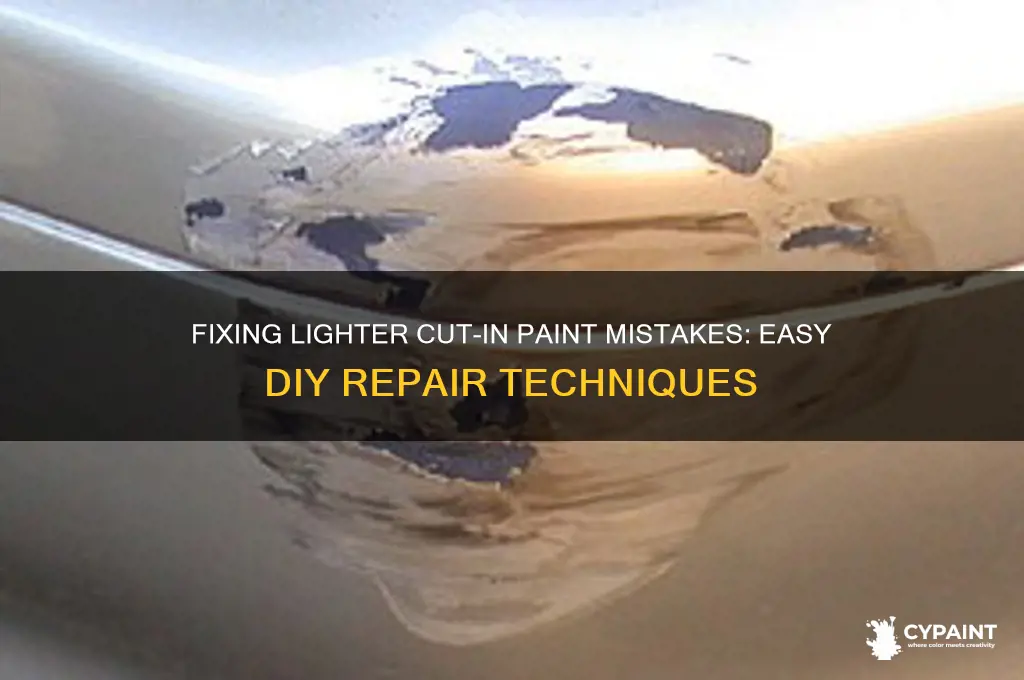 Fixing Lighter Cut-In Paint Mistakes: Easy Diy Repair Techniques | CyPaint