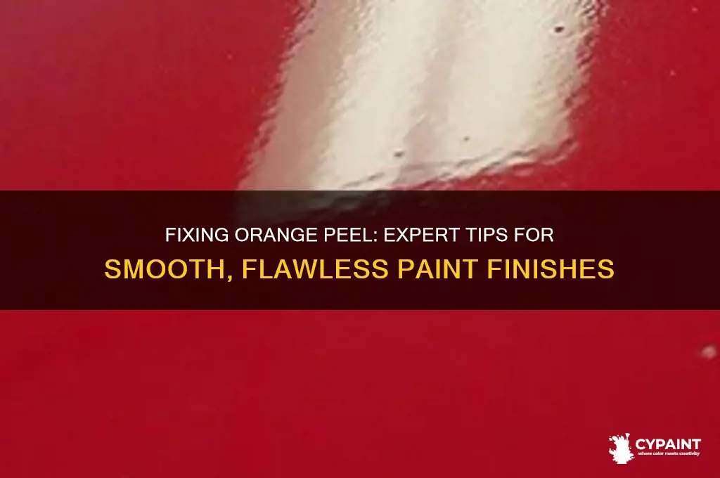 Fixing Orange Peel: Expert Tips For Smooth, Flawless Paint Finishes ...