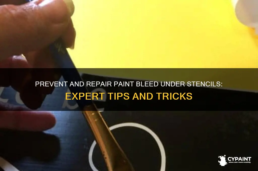 Prevent And Repair Paint Bleed Under Stencils: Expert Tips And Tricks ...
