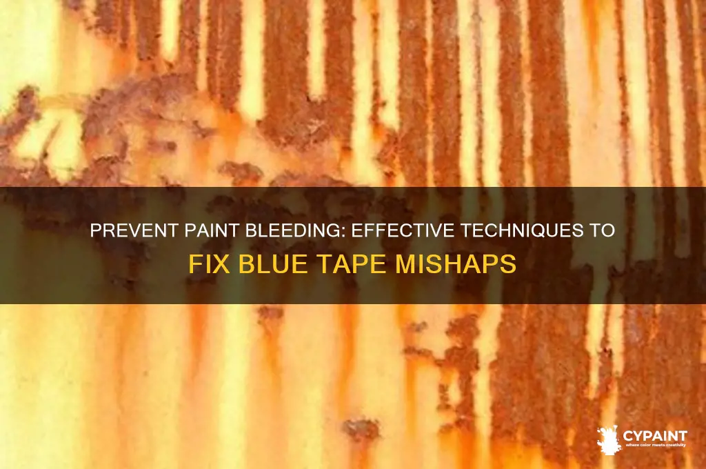 Prevent Paint Bleeding: Effective Techniques To Fix Blue Tape Mishaps ...