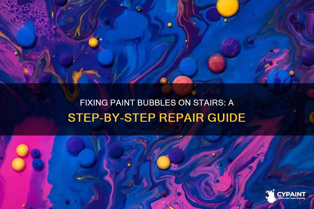 Fixing Paint Bubbles On Stairs: A Step-By-Step Repair Guide | CyPaint