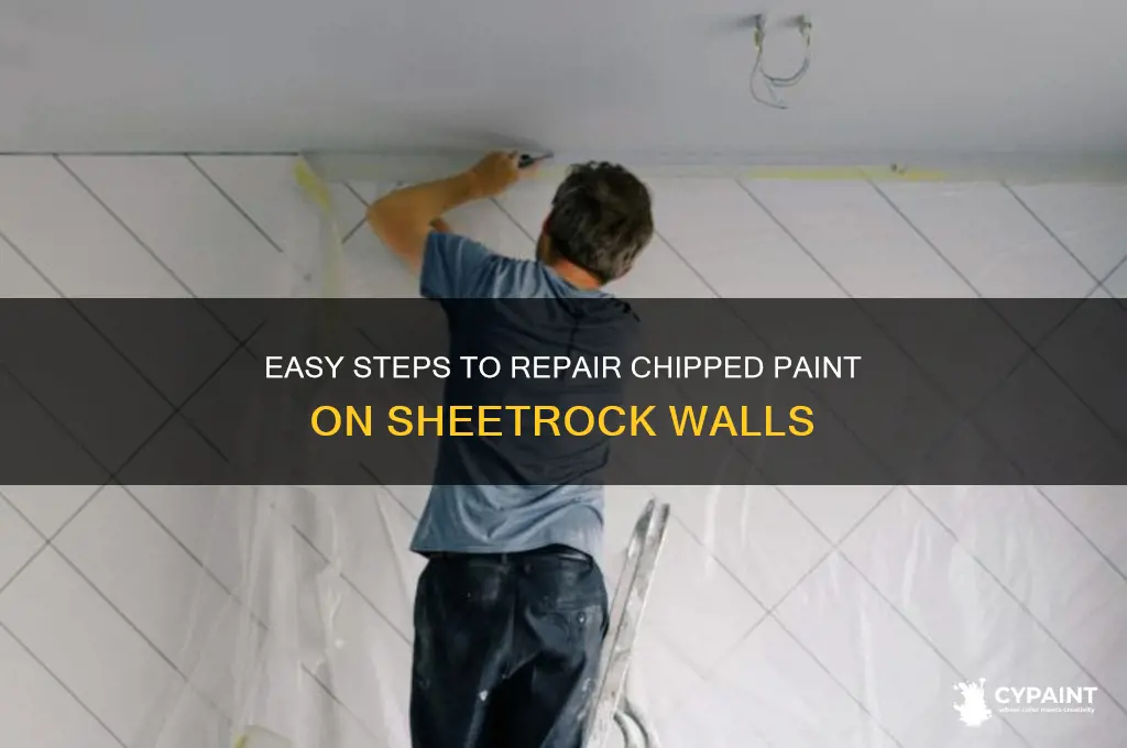 Easy Steps To Repair Chipped Paint On Sheetrock Walls | CyPaint