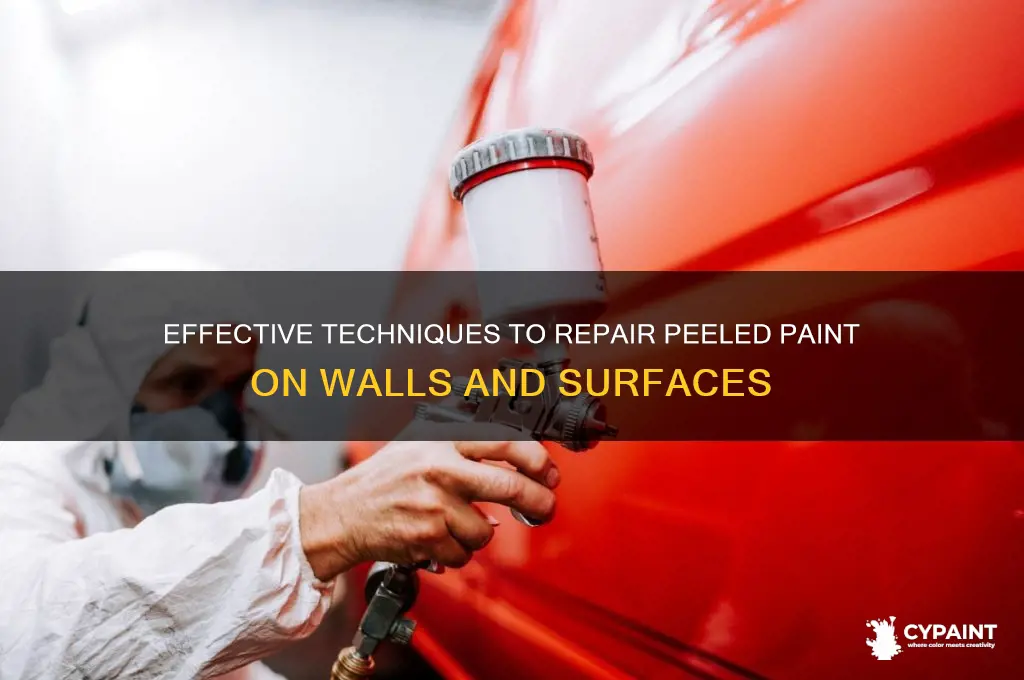 Effective Techniques To Repair Peeled Paint On Walls And Surfaces | CyPaint