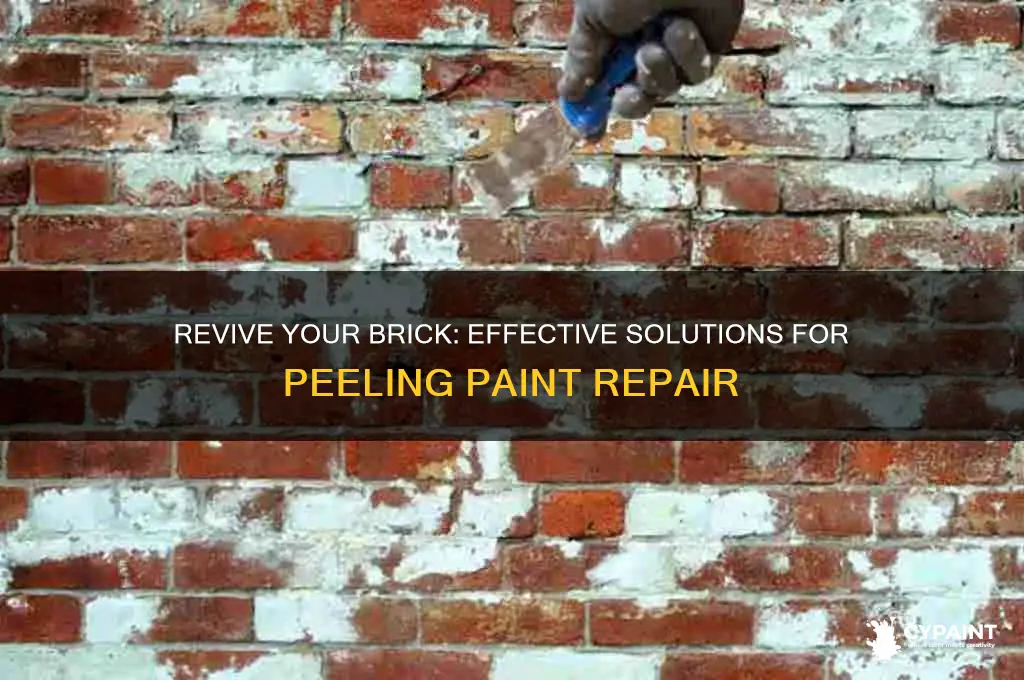 Revive Your Brick: Effective Solutions For Peeling Paint Repair | CyPaint