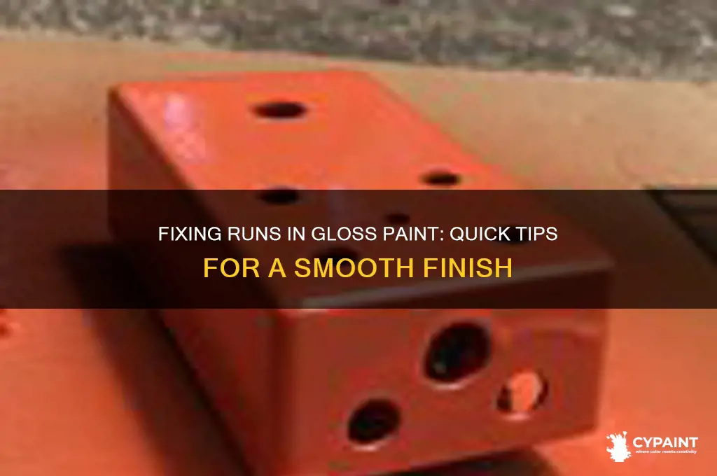 Fixing Runs In Gloss Paint: Quick Tips For A Smooth Finish | CyPaint