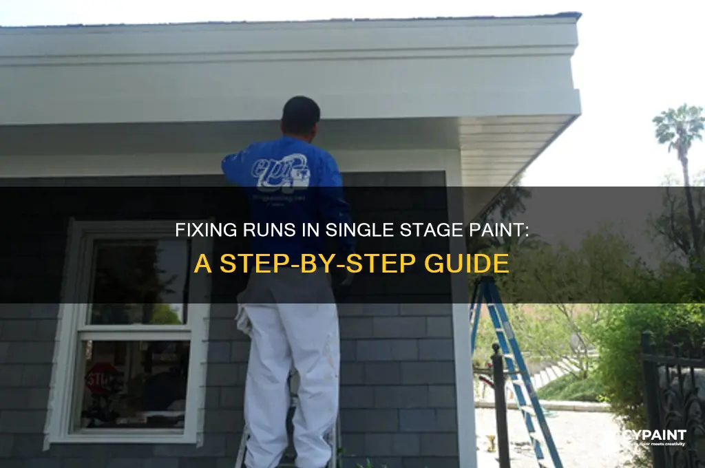 Fixing Runs In Single Stage Paint: A Step-By-Step Guide | CyPaint