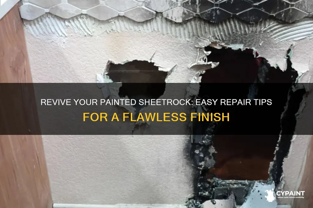 Revive Your Painted Sheetrock: Easy Repair Tips For A Flawless Finish ...