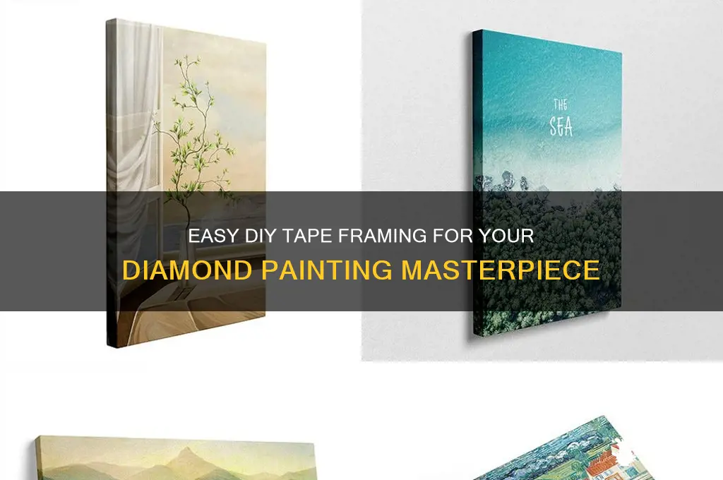 Easy Diy Tape Framing For Your Diamond Painting Masterpiece | CyPaint