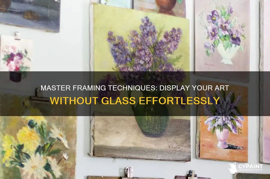 Master Framing Techniques: Display Your Art Without Glass Effortlessly ...