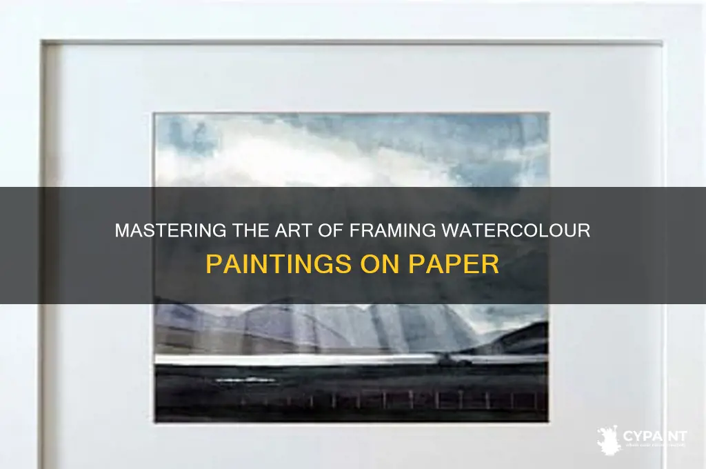 Mastering The Art Of Framing Watercolour Paintings On Paper | CyPaint