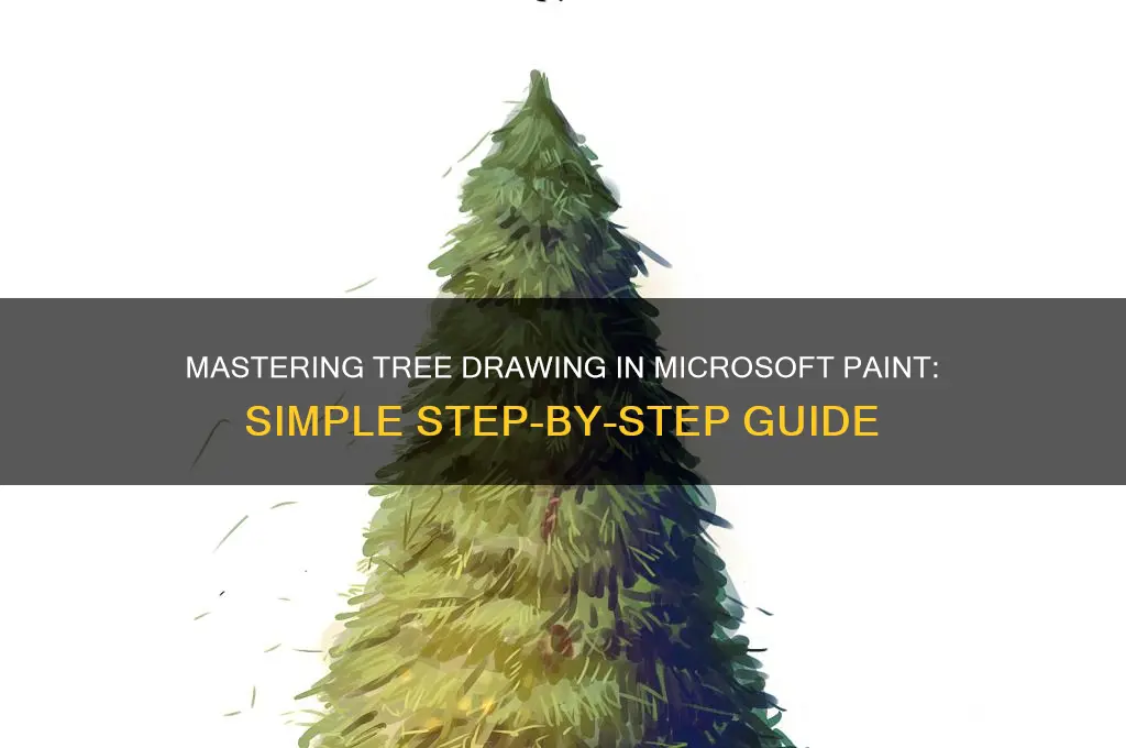 Mastering Tree Drawing In Microsoft Paint: Simple Step-By-Step Guide ...