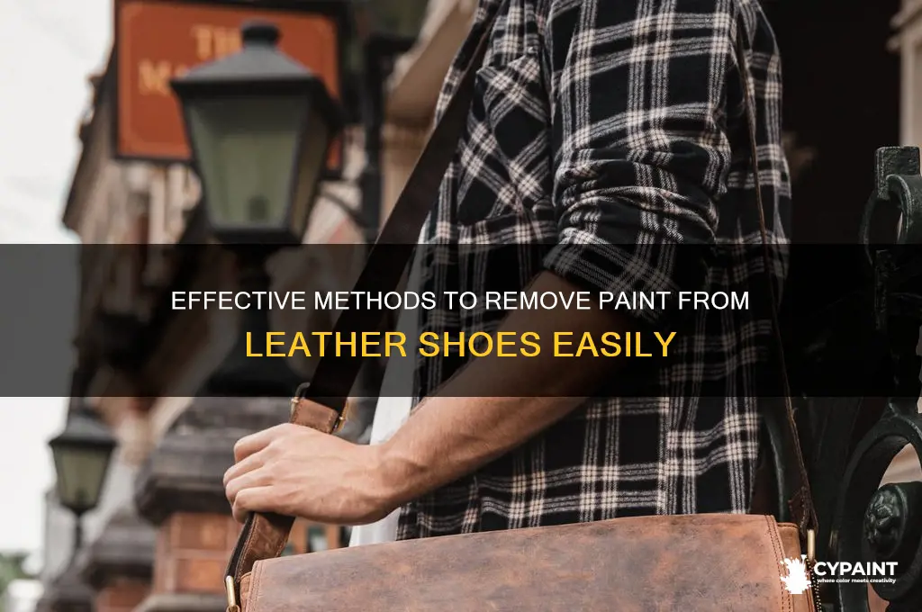 Effective Methods To Remove Paint From Leather Shoes Easily | CyPaint