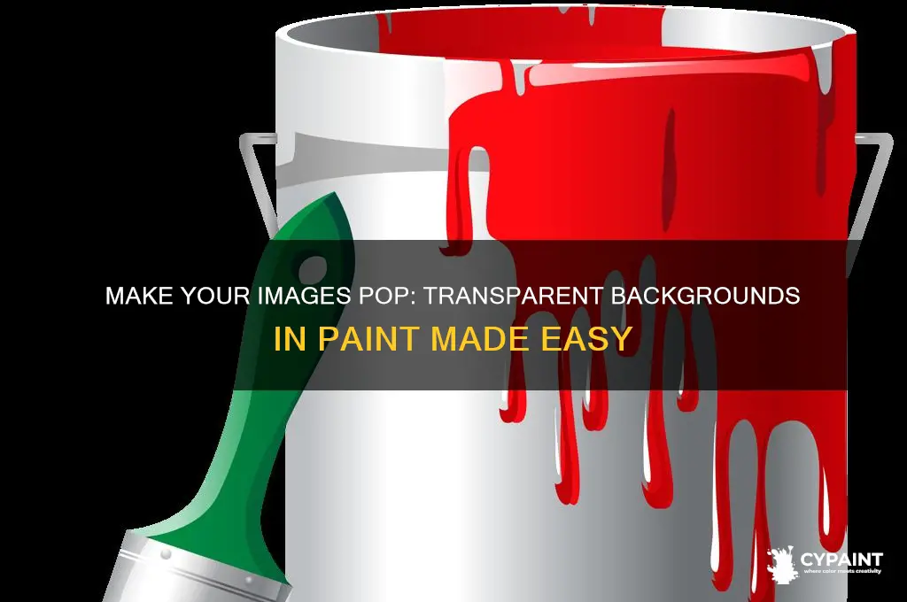 Make Your Images Pop: Transparent Backgrounds In Paint Made Easy | CyPaint