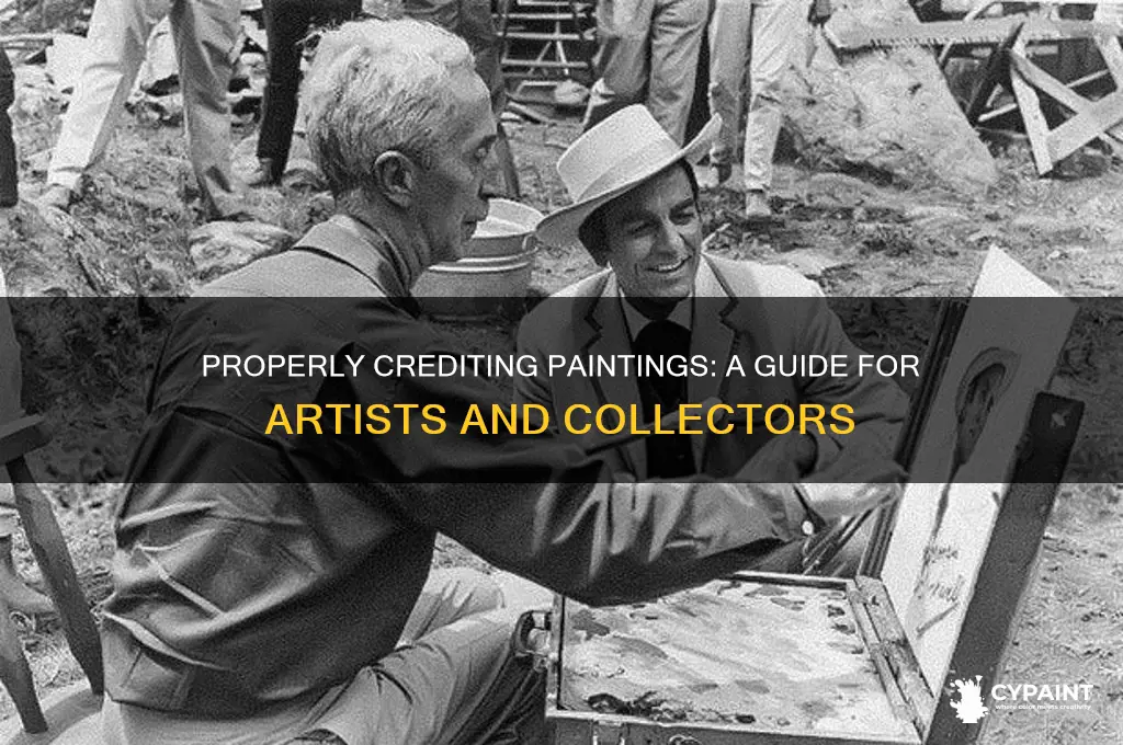 Properly Crediting Paintings: A Guide For Artists And Collectors | CyPaint