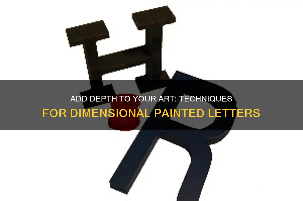 Add Depth To Your Art: Techniques For Dimensional Painted Letters | CyPaint