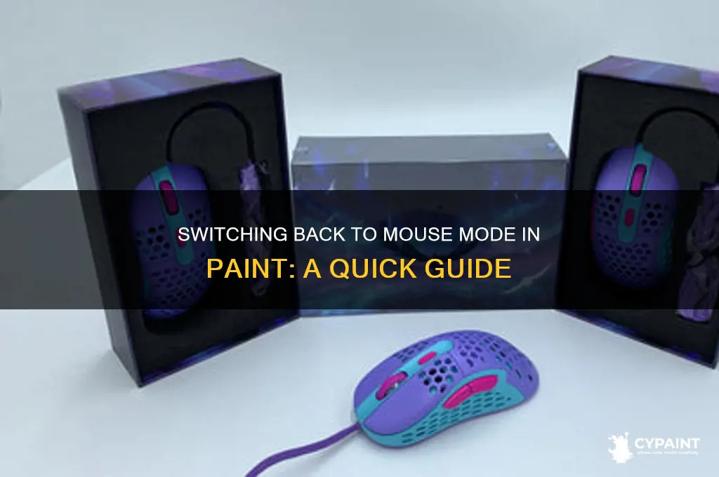 Switching Back To Mouse Mode In Paint: A Quick Guide | CyPaint