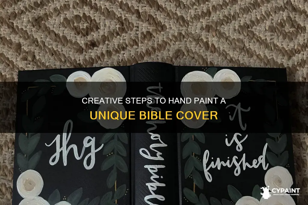Creative Steps To Hand Paint A Unique Bible Cover | CyPaint