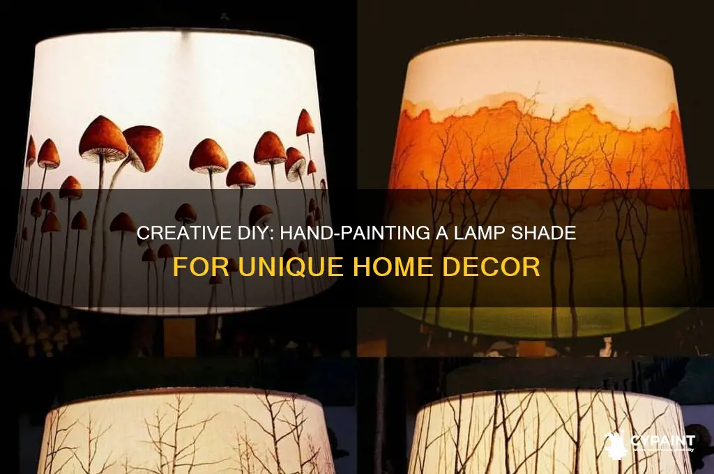 Creative Diy: Hand-Painting A Lamp Shade For Unique Home Decor | CyPaint