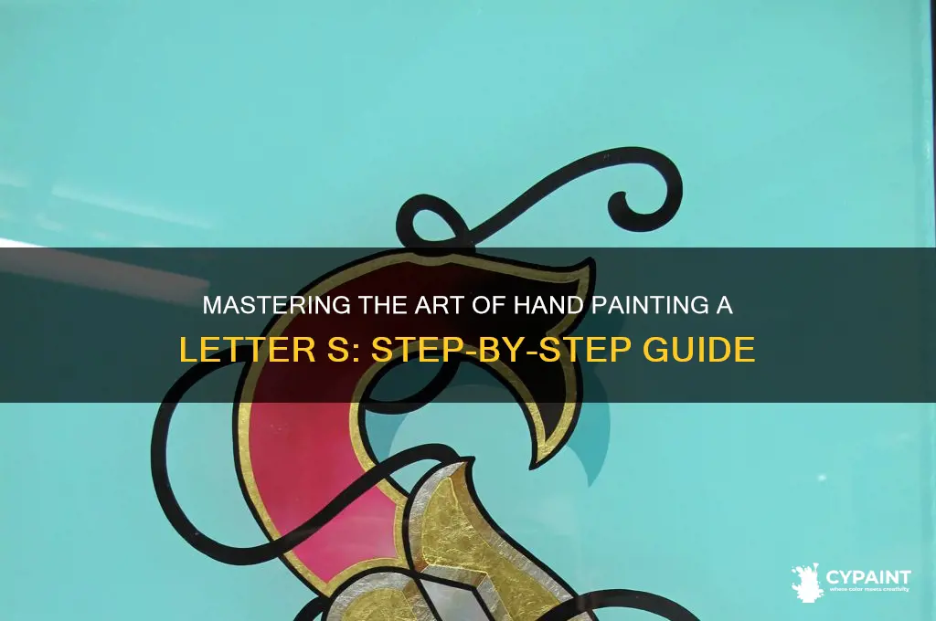 Mastering The Art Of Hand Painting A Letter S: Step-By-Step Guide | CyPaint