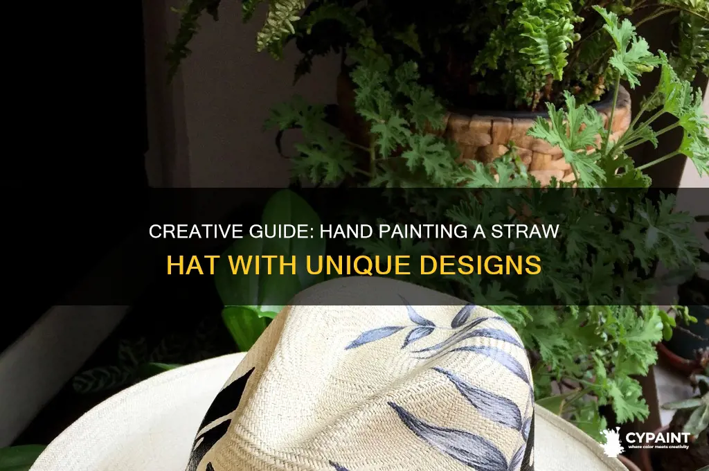 Creative Guide: Hand Painting A Straw Hat With Unique Designs | CyPaint