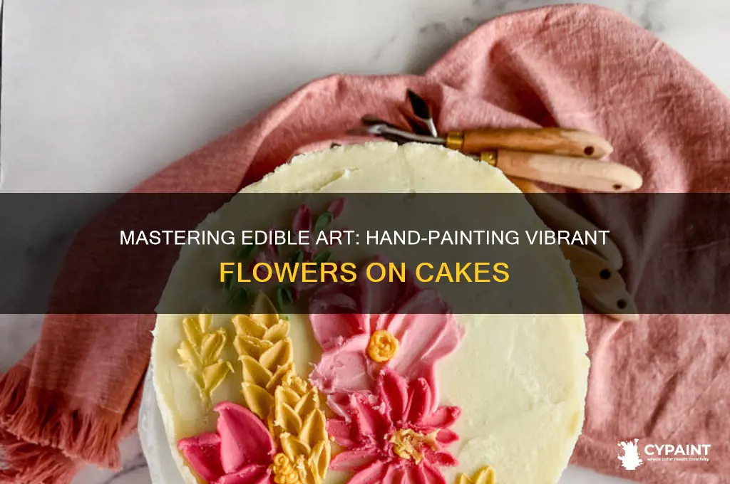 Mastering Edible Art: Hand-Painting Vibrant Flowers On Cakes | CyPaint