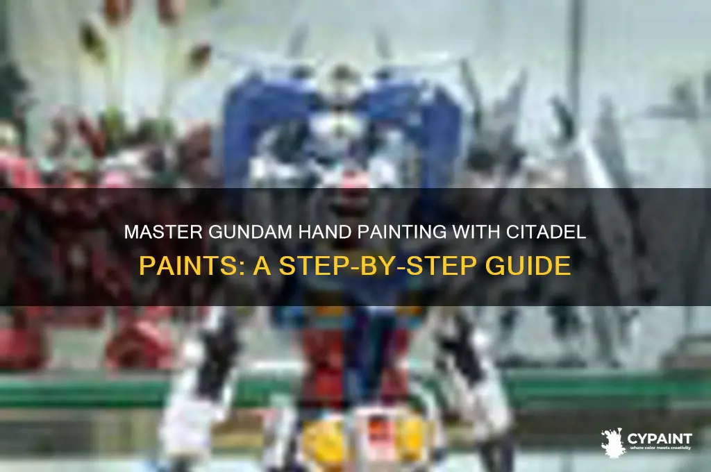 Master Gundam Hand Painting With Citadel Paints: A Step-By-Step Guide ...