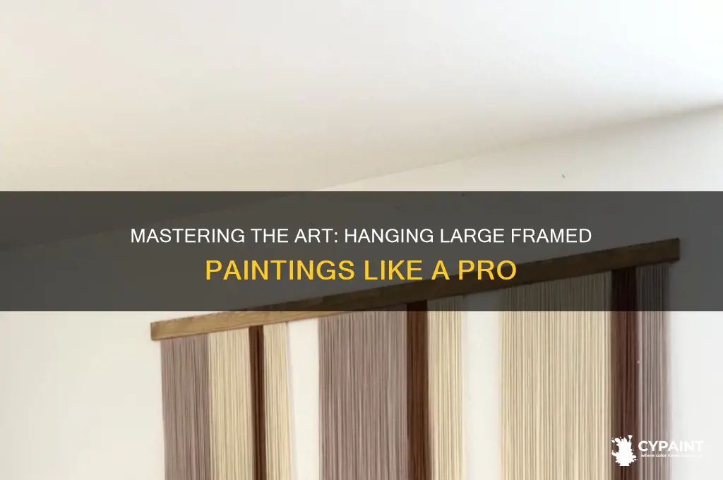 Mastering The Art: Hanging Large Framed Paintings Like A Pro | CyPaint