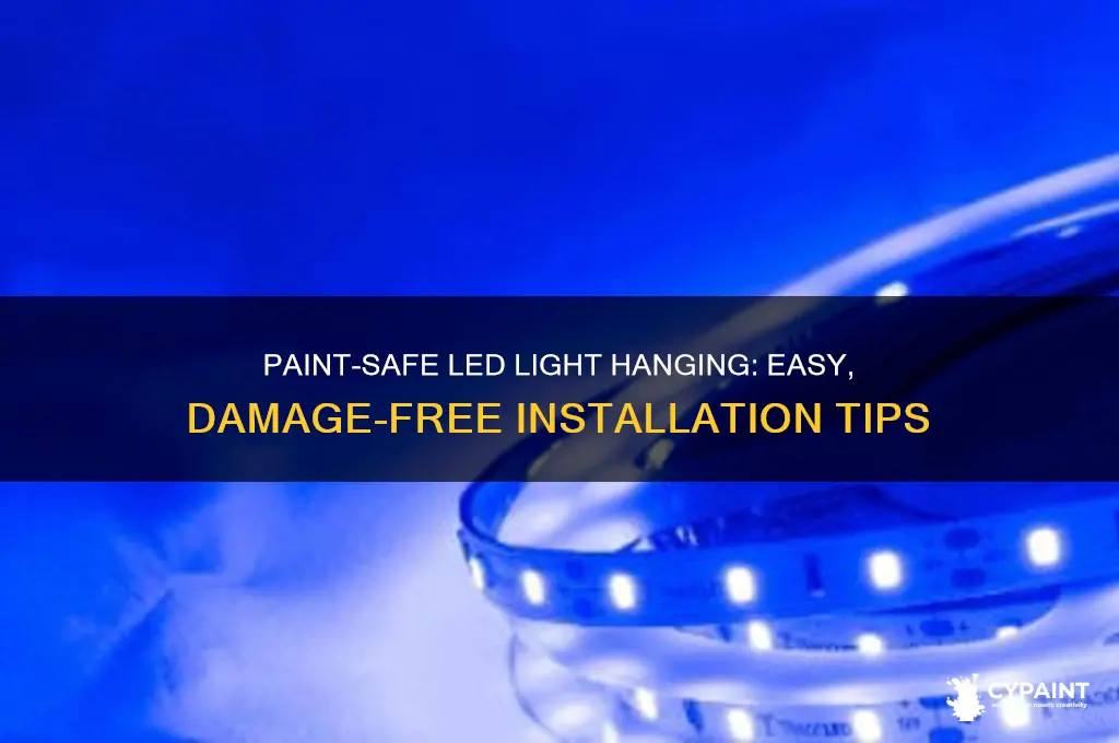 Paint-Safe Led Light Hanging: Easy, Damage-Free Installation Tips | CyPaint