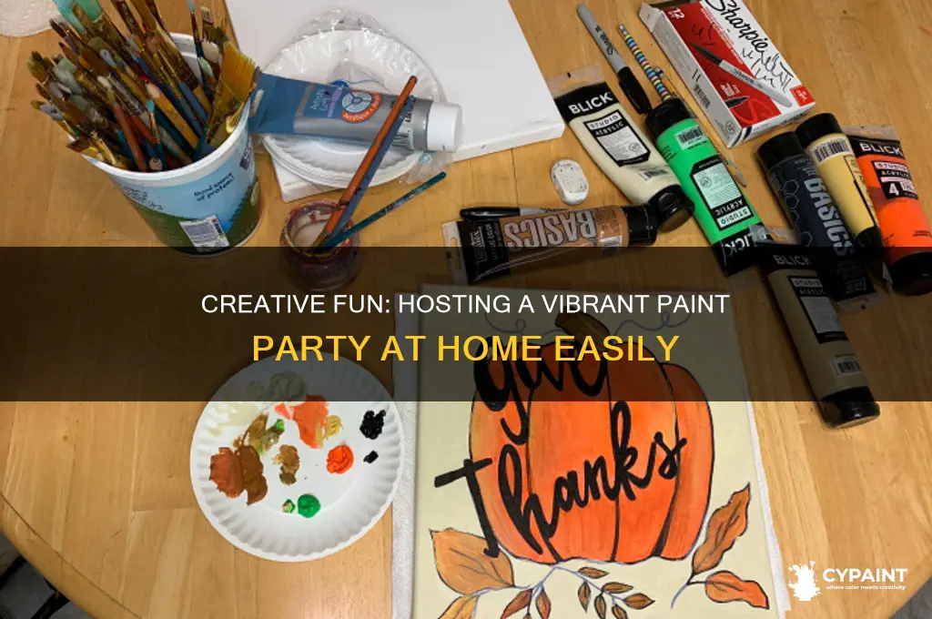 Creative Fun: Hosting A Vibrant Paint Party At Home Easily | CyPaint