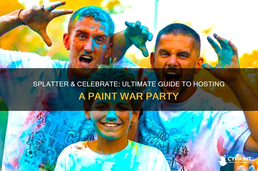 Splatter & Celebrate: Ultimate Guide To Hosting A Paint War Party | CyPaint
