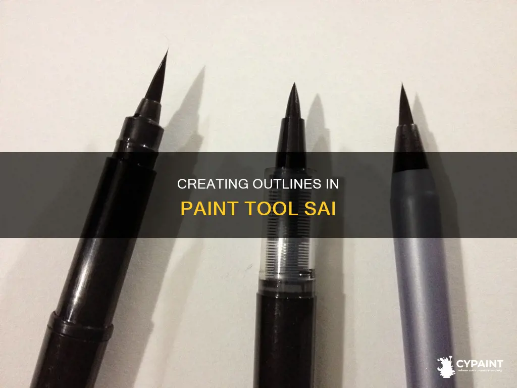 Creating Outlines In Paint Tool Sai | CyPaint