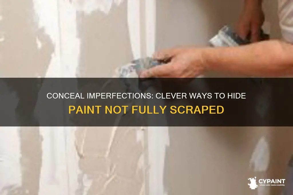 Conceal Imperfections: Clever Ways To Hide Paint Not Fully Scraped ...