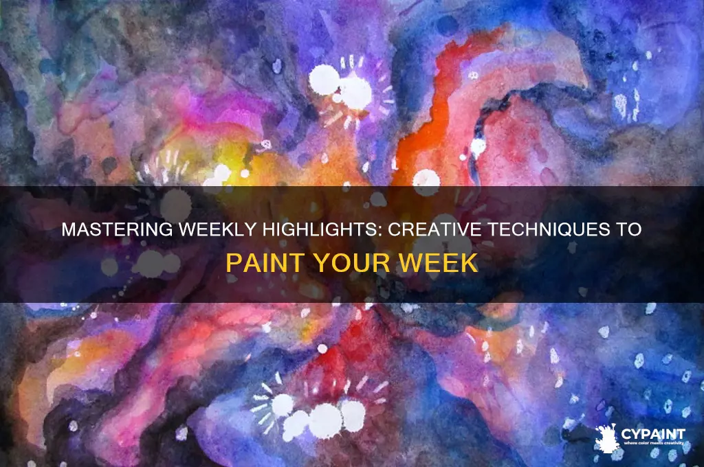 Mastering Weekly Highlights: Creative Techniques To Paint Your Week ...