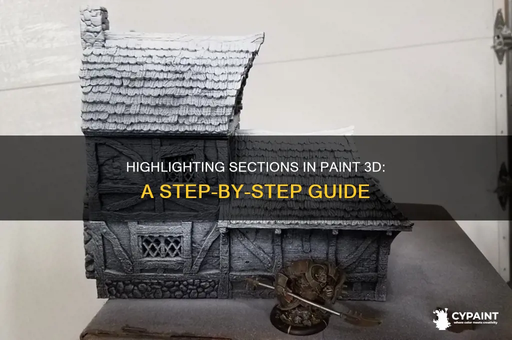 Highlighting Sections In Paint 3D: A Step-By-Step Guide | CyPaint